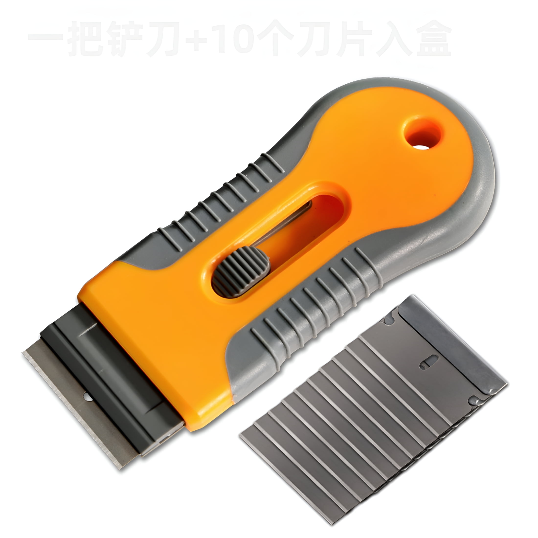 ACDANC Ceramic Hob Scraper,Stove Glass Scraper with 10 Blades,Kitchen ...