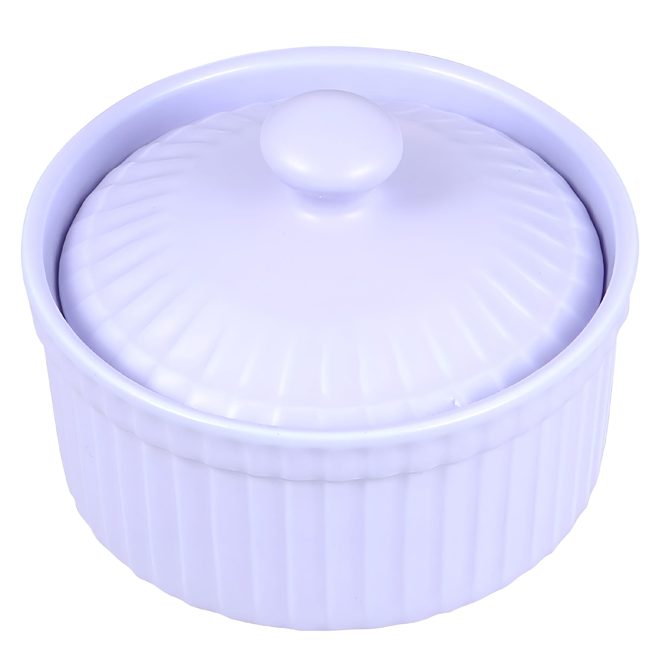 ACDANC Ceramic Ramekins with Lid Bakeware Set Porcelain Cups Pudding ...