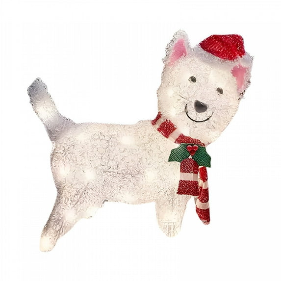 ACDANC Christmas Dog Light Animated Christmas Outdoor Decorations Light ...