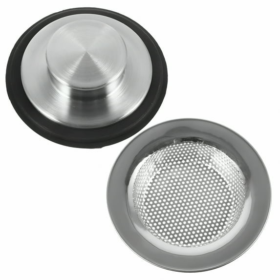 ACDANC Circular Garbage Disposal Stopper Splash Guard Kit Silver ...