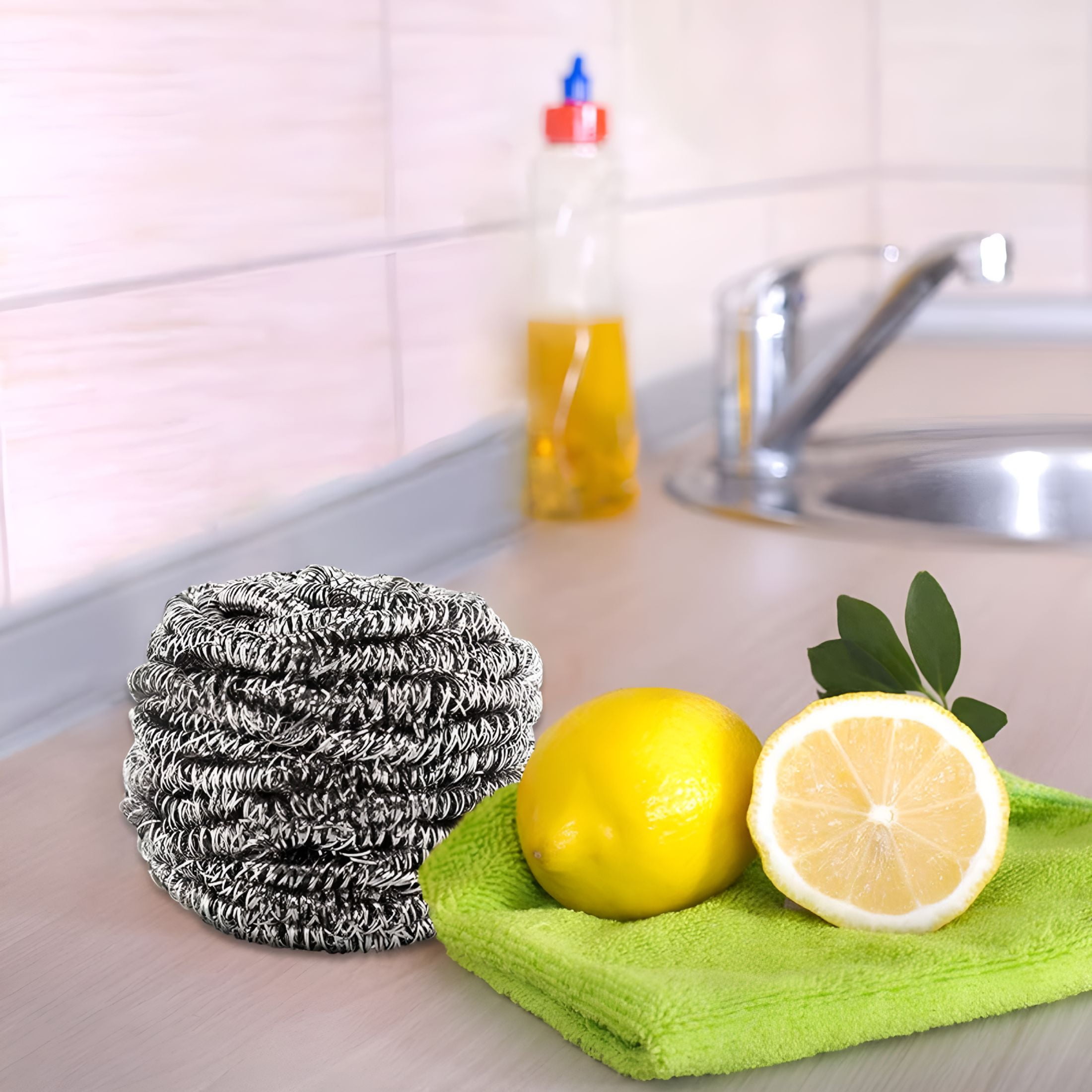 ACDANC Cleaning Brush 12Pc Stainless Steel Wire Cleaning Kitchen Store ...