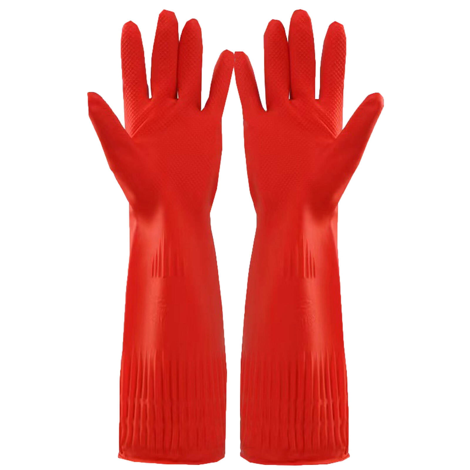 ACDANC Cleaning Gloves,Rubber Dishwashing,Water-Proof Dishwashing ...