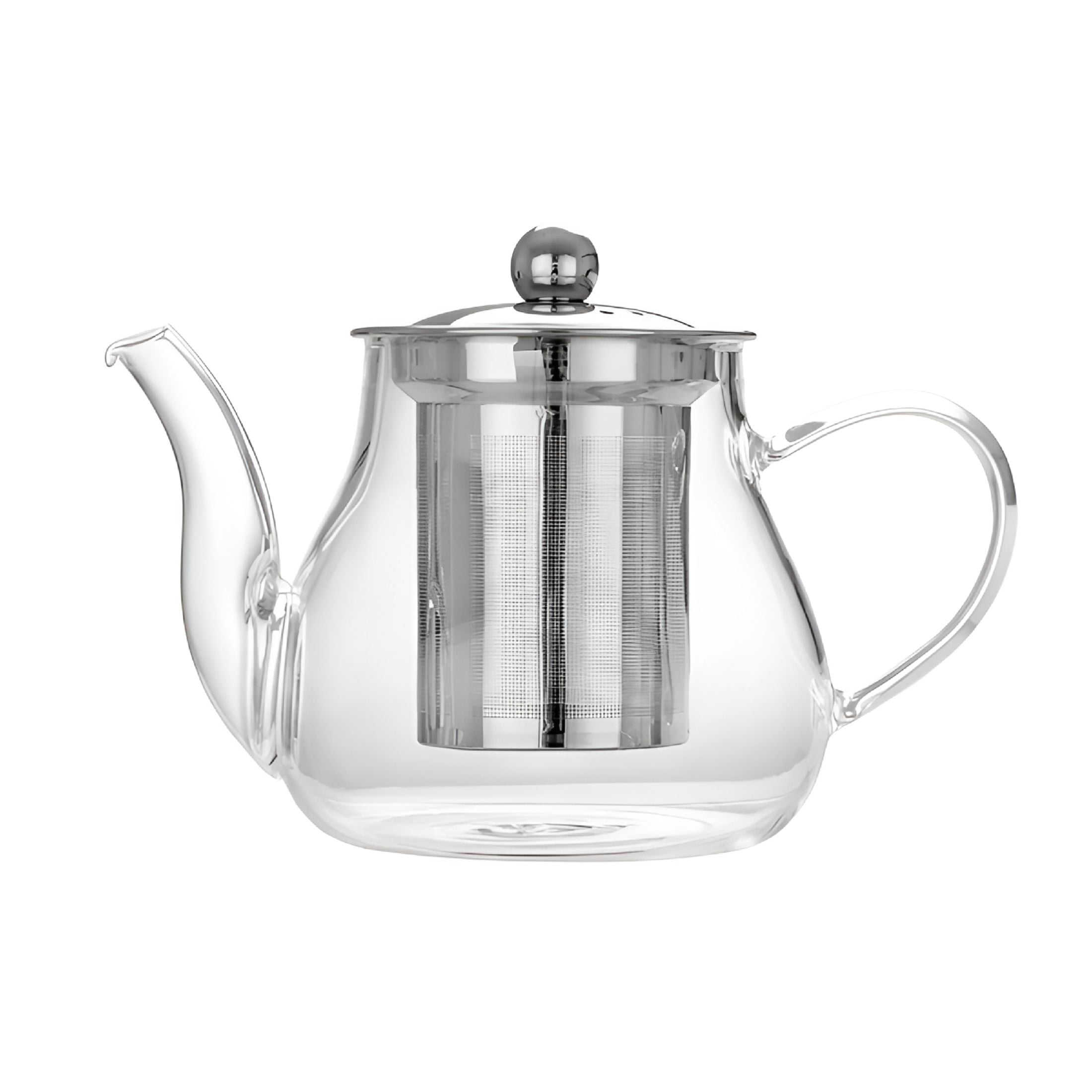 ACDANC Clear Glass Tea Kettle with Strainer Heatproof Tea Loose Leaf ...
