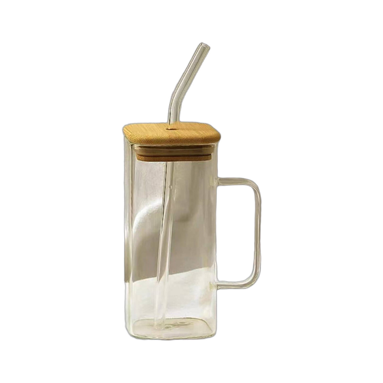 ACDANC Coffee Mug Creative Square Rim Coffee Cups Wooden Dustproof Lid Tazas Para Cafe ...