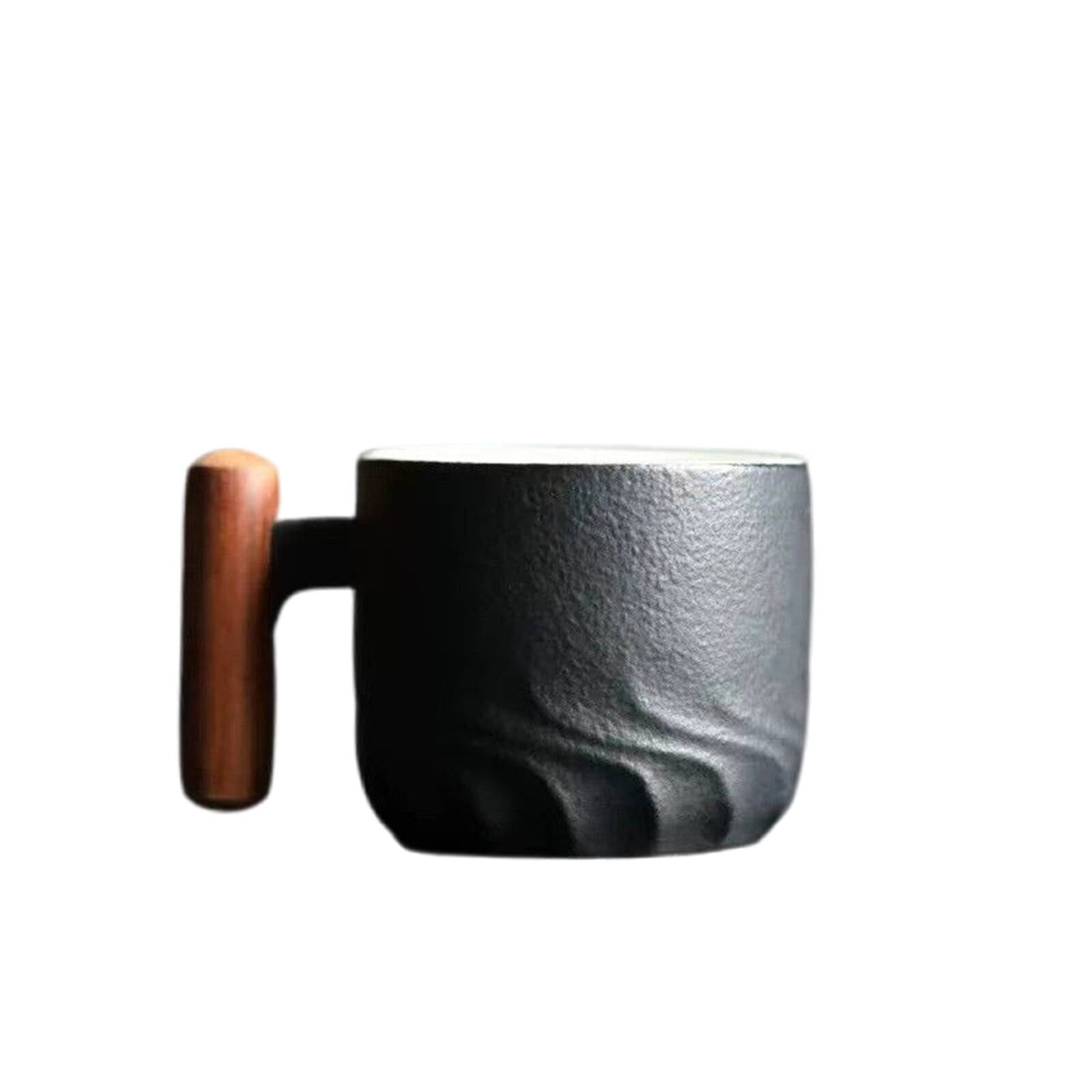 ACDANC Coffee Mug,Elegant Wooden Handle Coffee Cup,Tactile Feel Custom ...