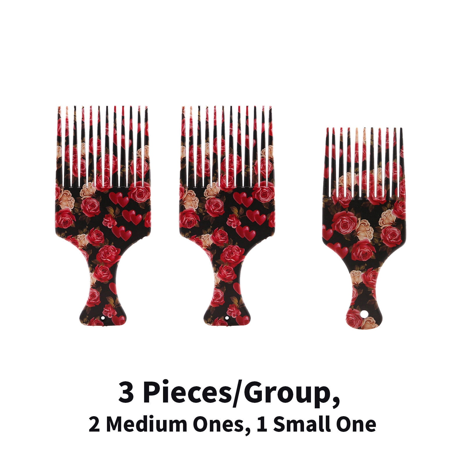 ACDANC Comb,Fluffy Texture Hair Comb,Flower Color Detangling Comb,Style ...