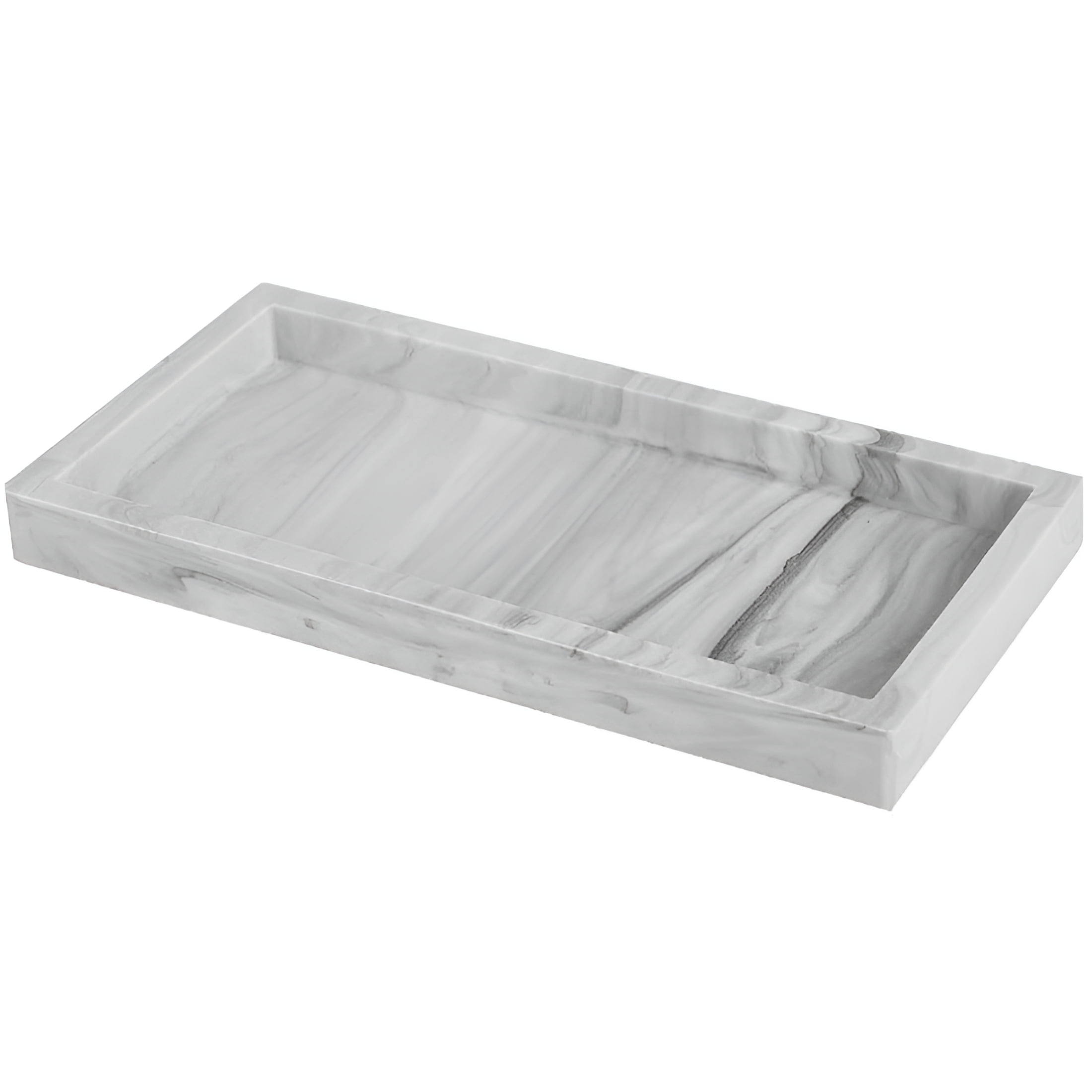 ACDANC Counter Tray Vanity Tray Silicone Storage Tray Marble Tray for ...