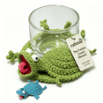 ACDANC Crochet Lizard Coaster,Fun Little Lizard Coasters,Cute 3D Diy ...