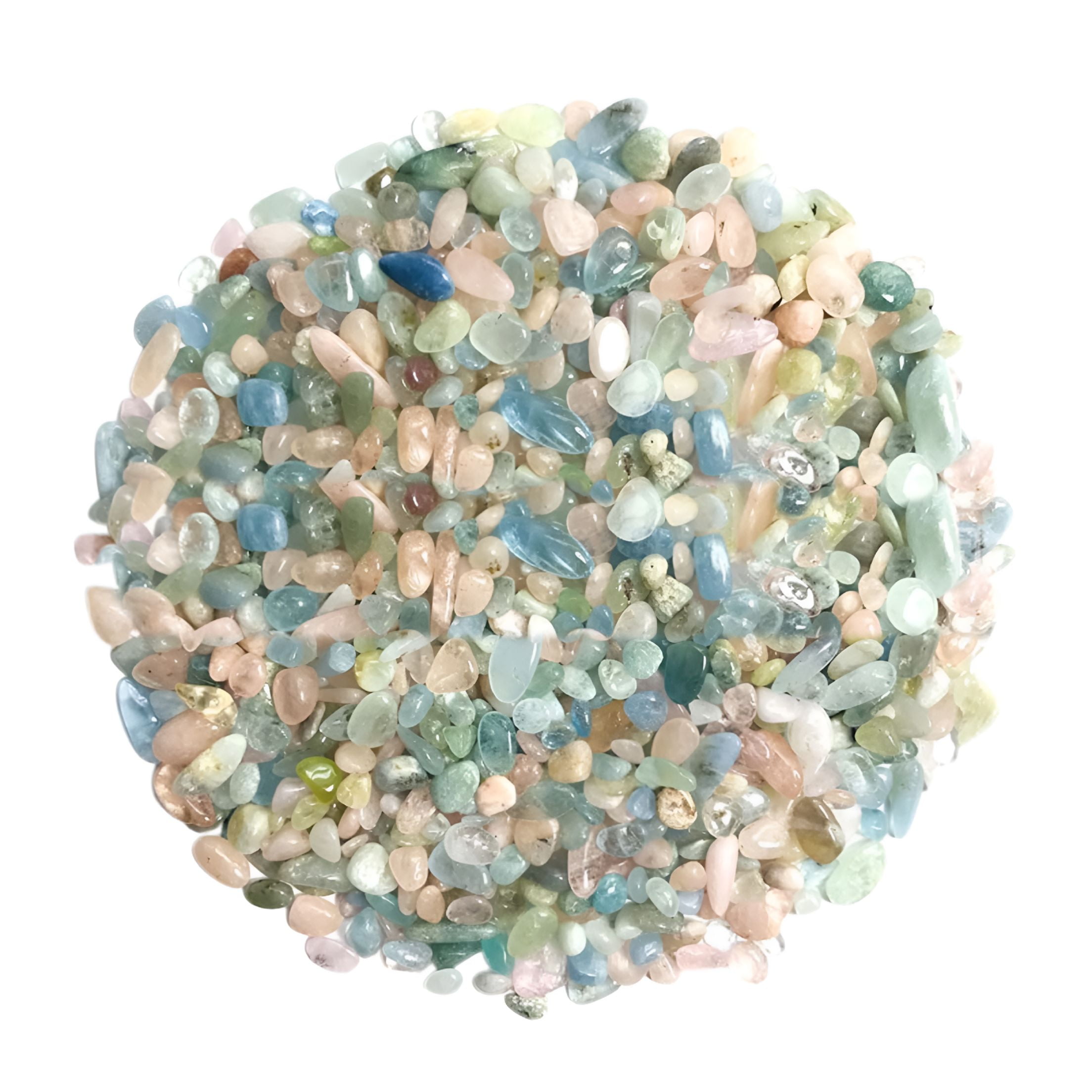 ACDANC Crystal Chips Stone Crushed Quartz Glass 0.22LB,Fluorite Tumbled ...