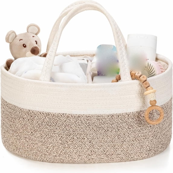 ACDANC Diaper Caddy Organizer, Empty Gift Basket for Newborn Essentials ...
