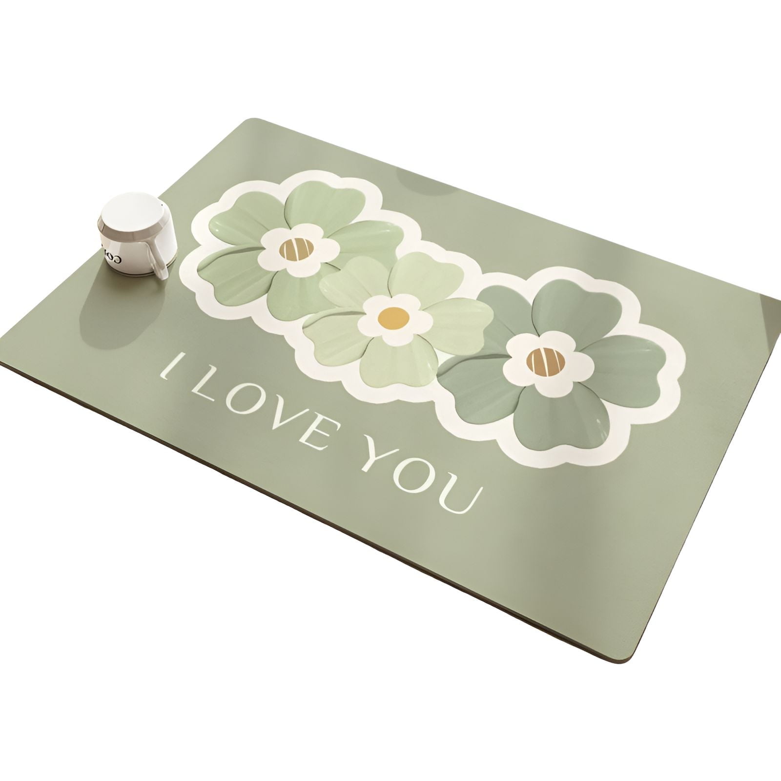 ACDANC Dish Drying Mat,Suitable for Sink Top Drying Matt Kitchen ...