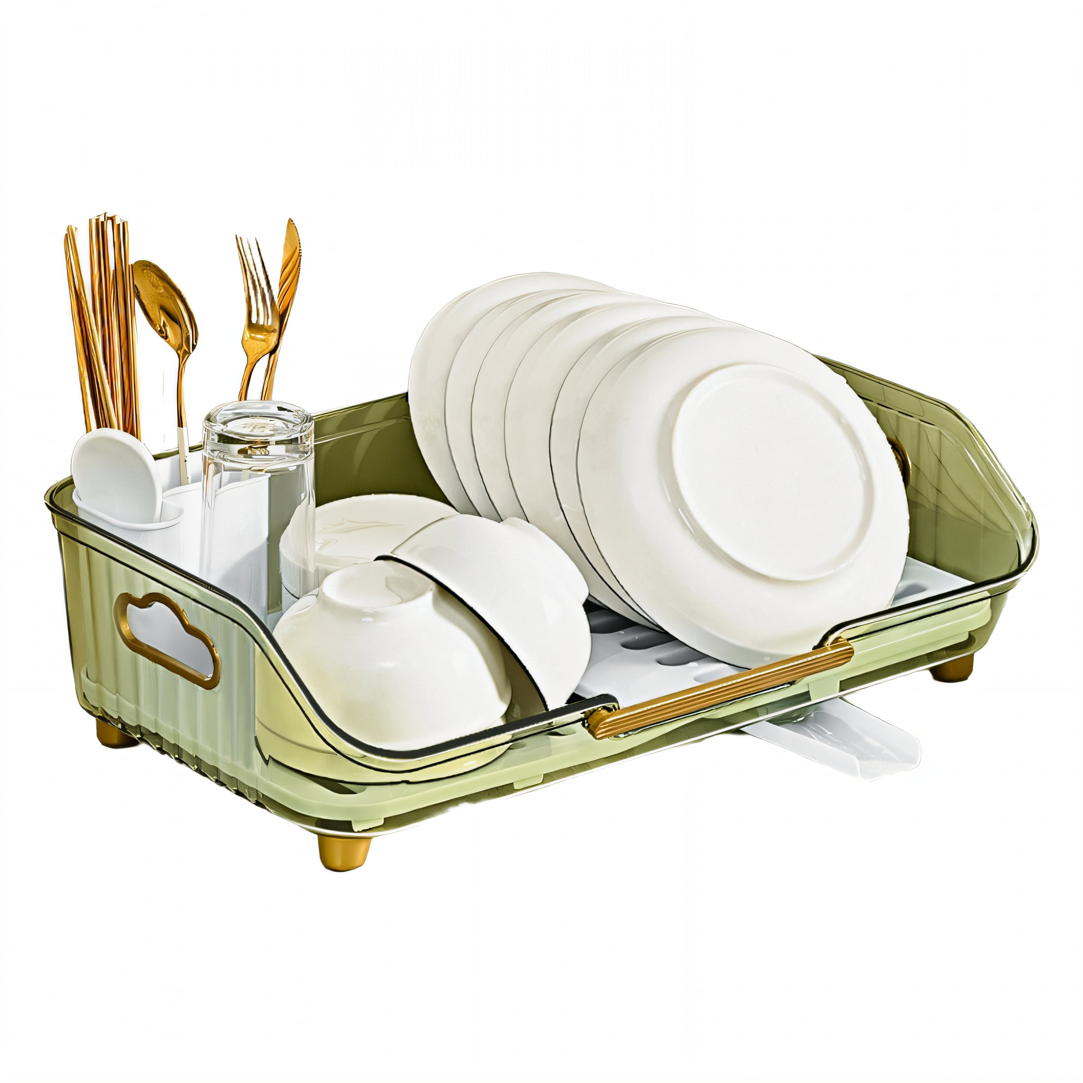 ACDANC Dish Racks for Kitchen Counter,Multi-Angle Adjustment Dish ...