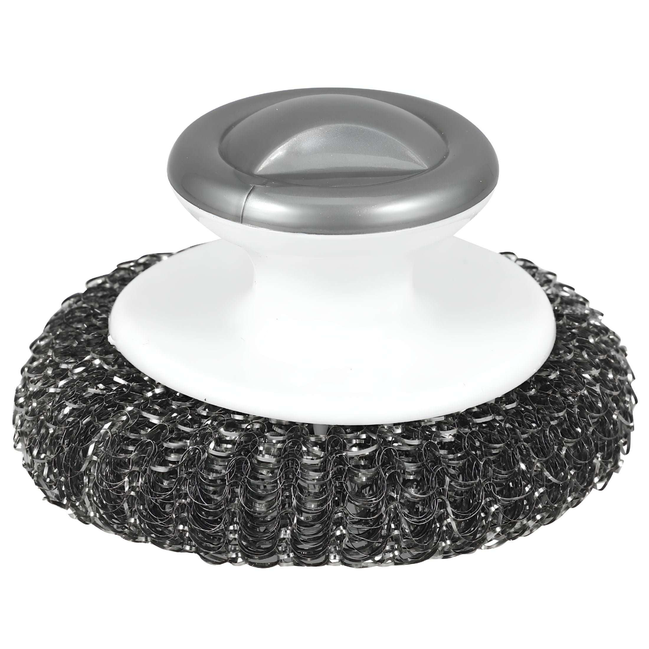 ACDANC Dish Scrubber Metal Kitchen Sink Scrub Brush with Plastic Handle ...