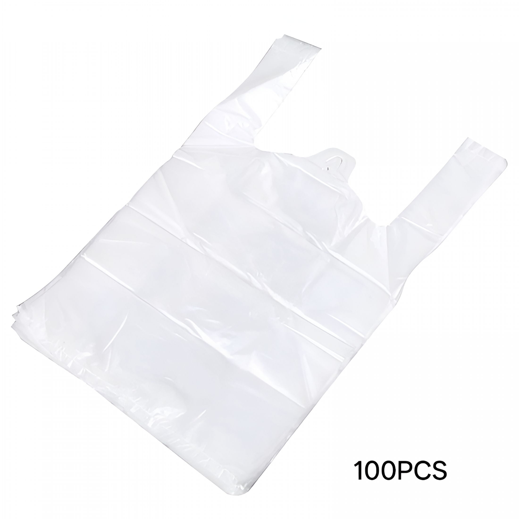 ACDANC Disposable Food Storage Bags – 100 Pack, Clear PE Plastic Bags 7 ...