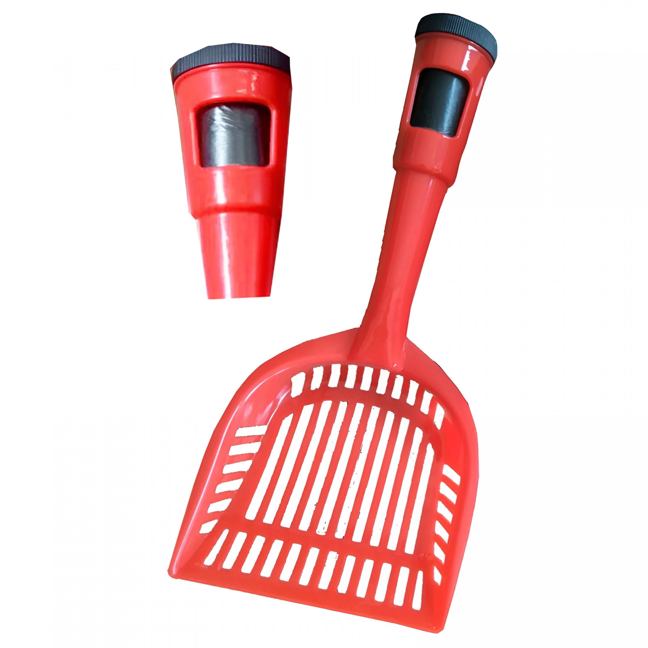 ACDANC Dog and Cat Pooper Scooper Litter Shovel with Built-In Waste Bag ...