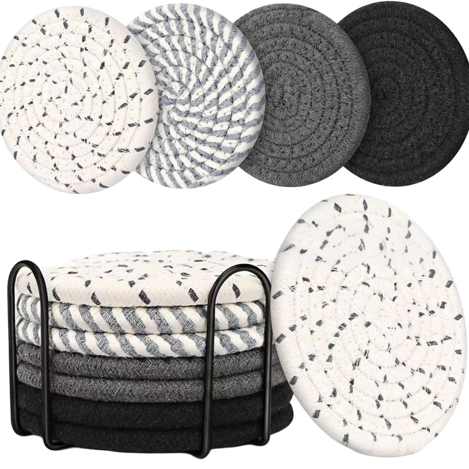 ACDANC Drink Coasters,Rustic Craftsmanship Cork Coasters,Dining Table ...