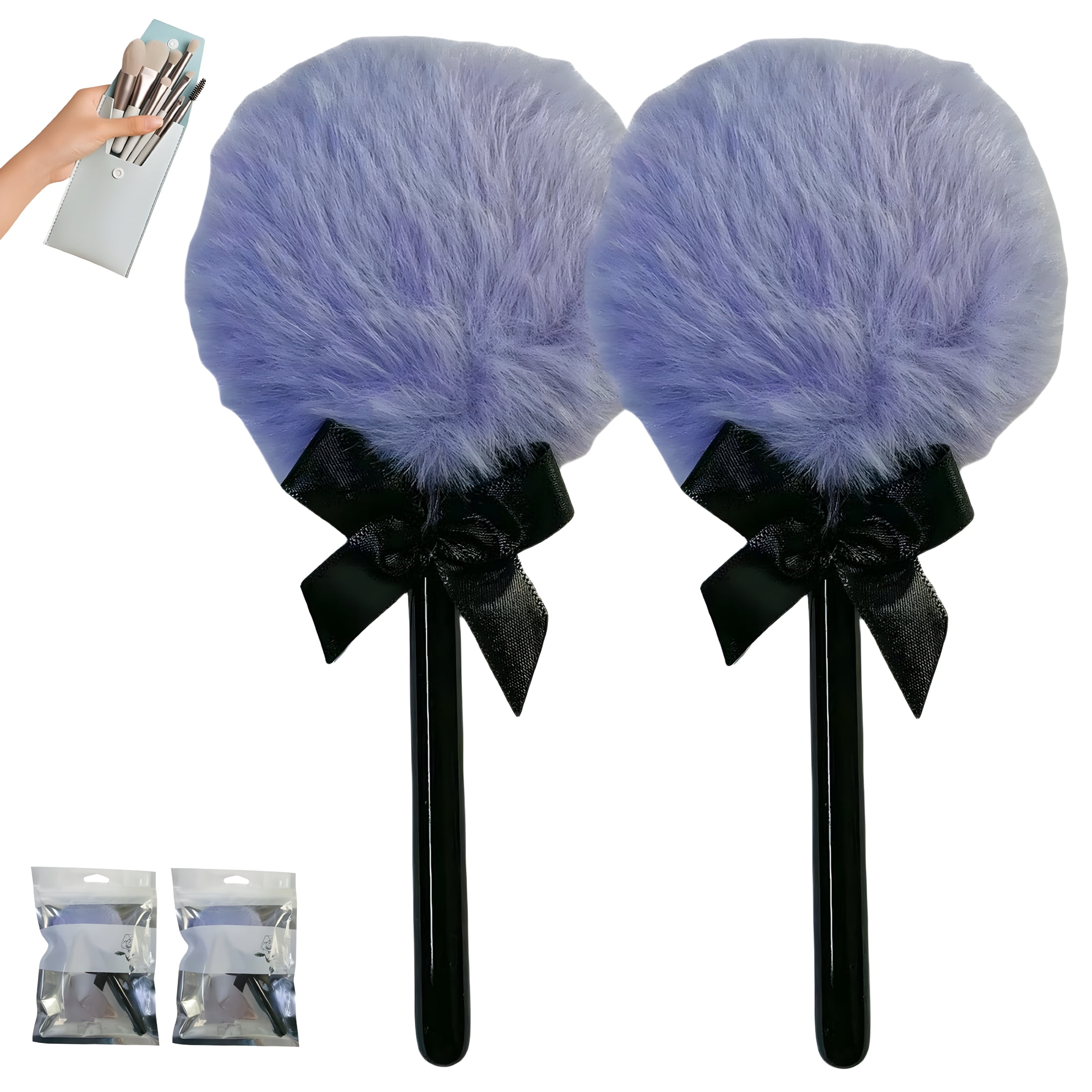 ACDANC Dusting Powder Puff Lollipop, Lollipop Duster Body Powder Puff ...