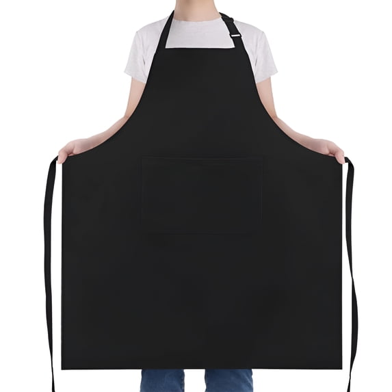 OQRKI Extra Large Aprons for Men,Adjustable Black Chef Apron for Men ...