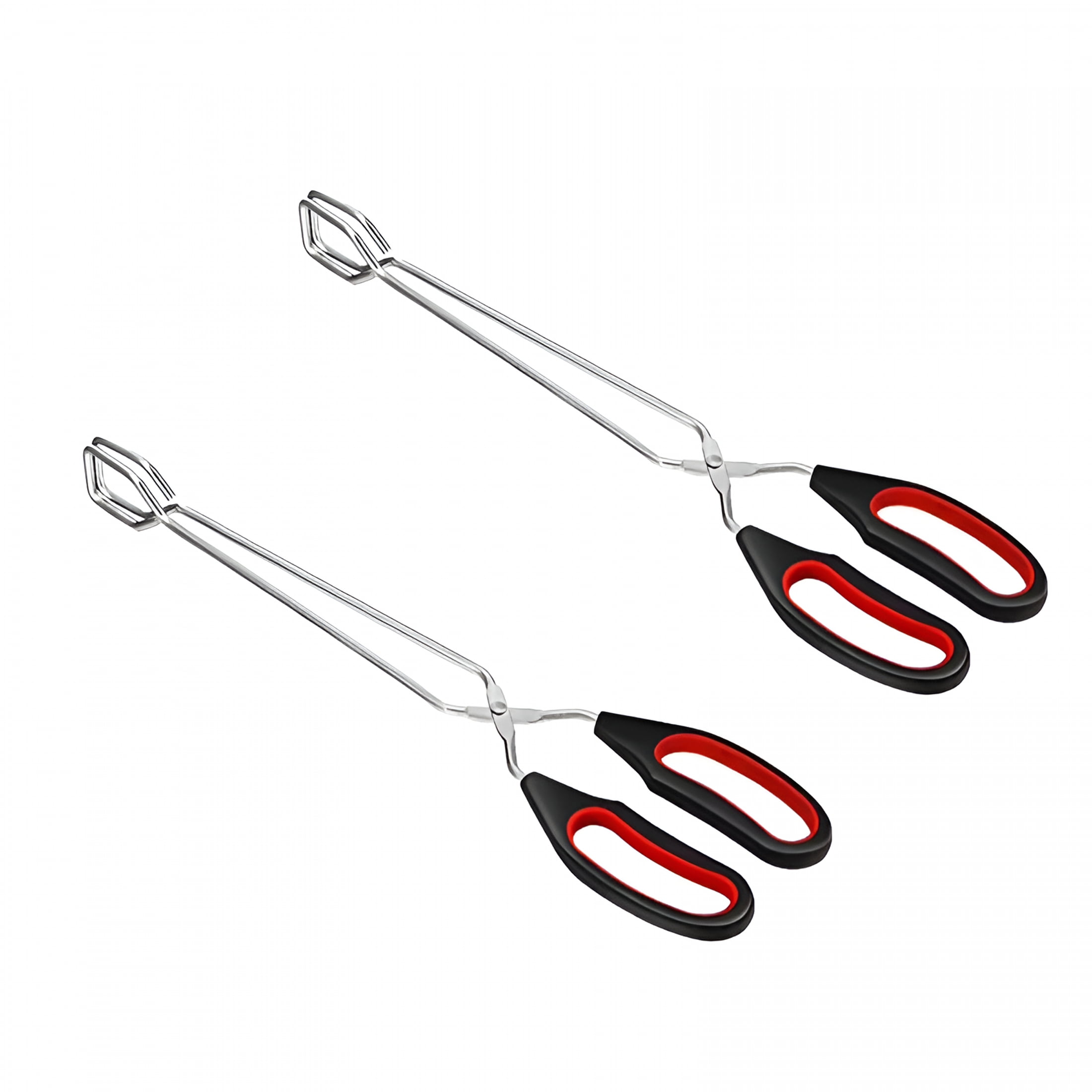 ACDANC Extra Long Scissors Pliers 2Pc Stainless Steel Grill Tongs Food ...