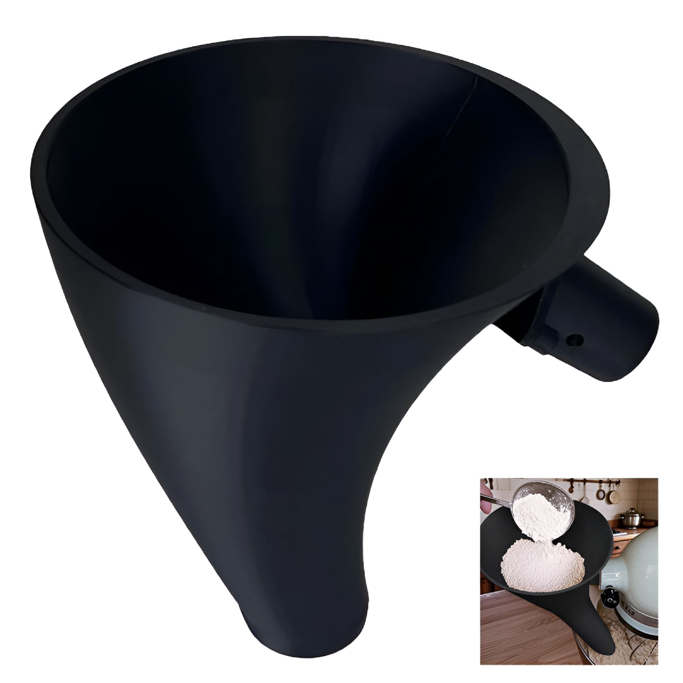 ACDANC Flour Funnel for Stand Mixer,Stand Mixer Attachment for Tilt ...