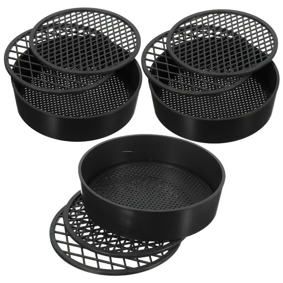 ACDANC Garden Sieve Soil Sifter Stainless Stackable Sifting Pan - 3 ...