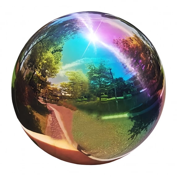 ACDANC Garden Stainless Steel Ball Mirror Polishing Reflective Ball ...