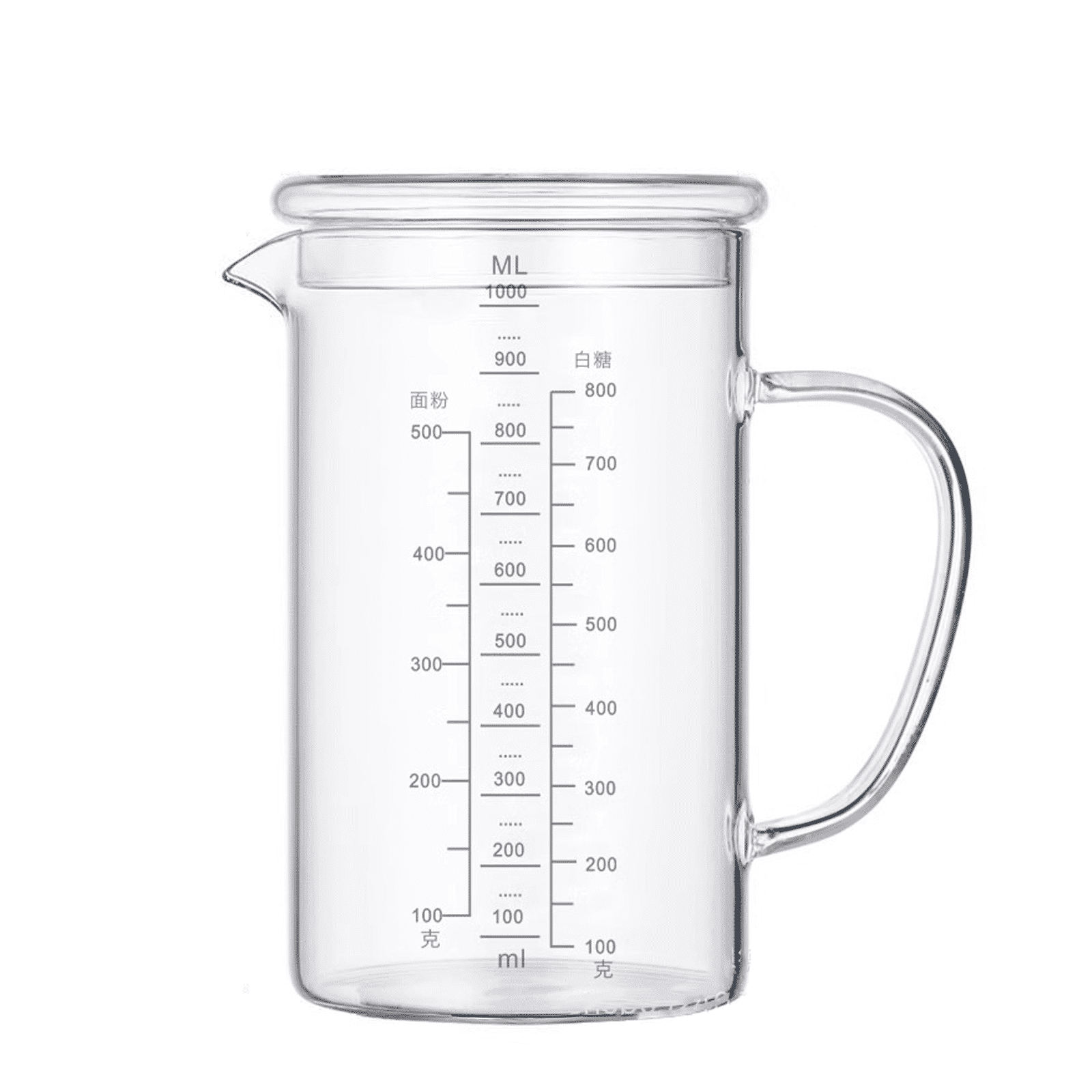 ACDANC Glass Measuring Cup,Long-lasting Borosilicate Glass Measuring ...