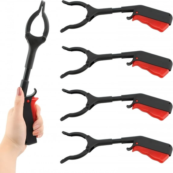 ACDANC Grabber Tool,4pcs 30cm/12inch Grabber Reacher Tool Claw Rubbish ...