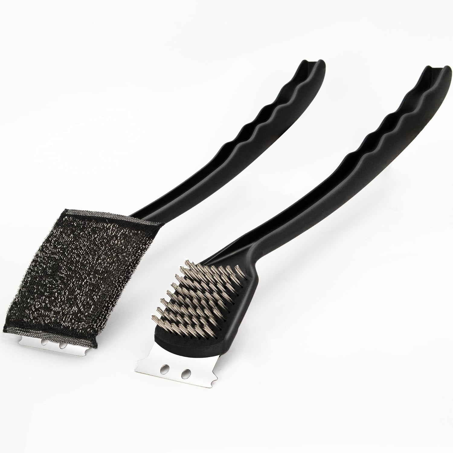 ACDANC Grill Brush with Scraper Set 2 Pcs Stainless Steel Wire Brush ...