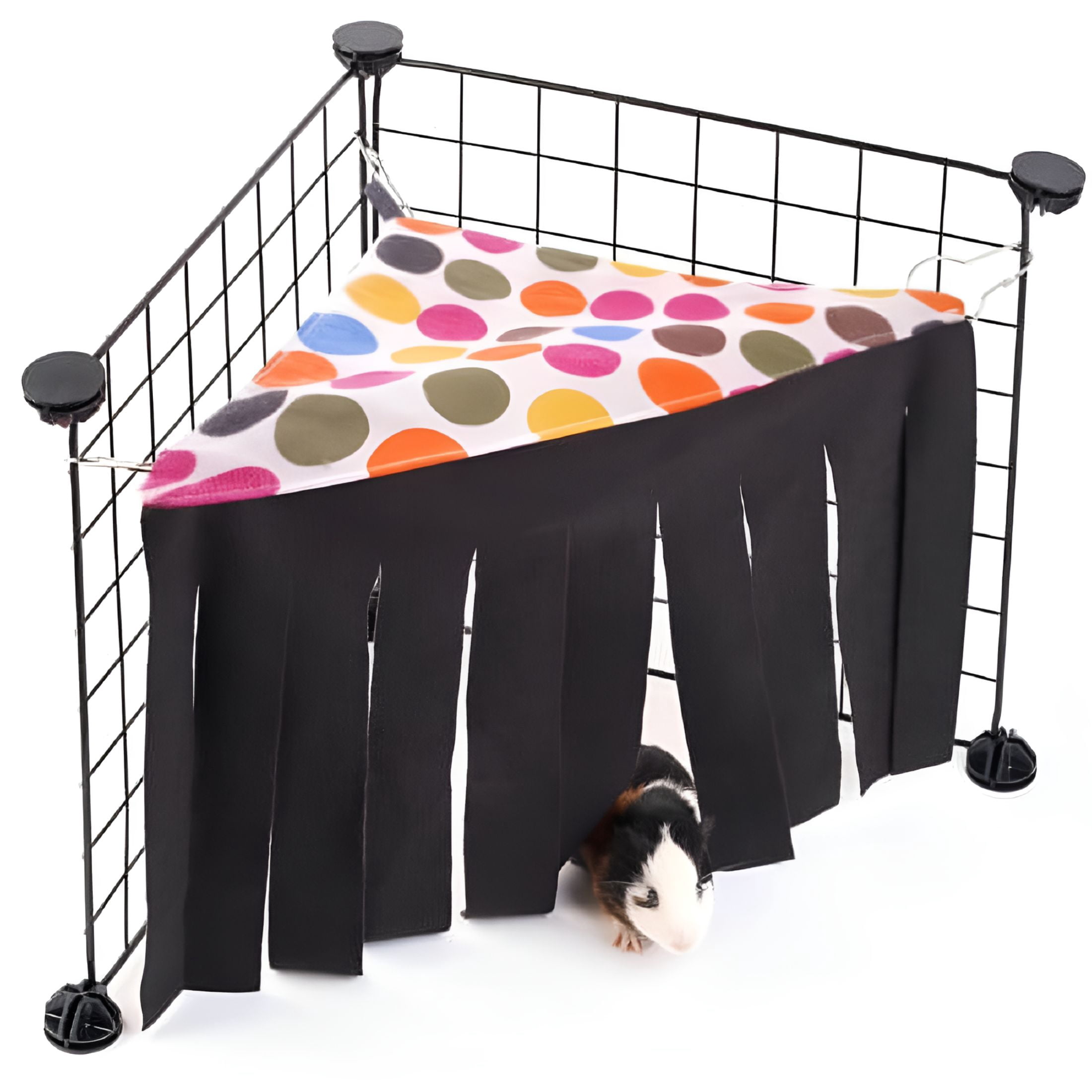 ACDANC Guinea Pigs Rats Corner Hideout Hidey Curtain Hideouts Cage ...