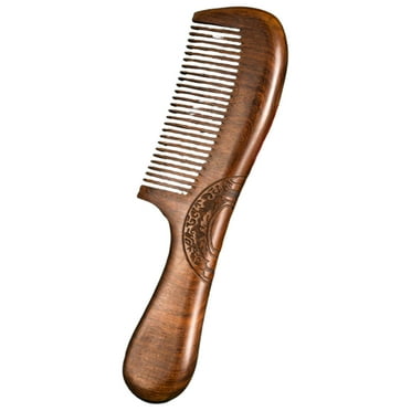 Onedor Handmade 100% Natural Green Sandalwood Hair Combs - Anti-Static ...