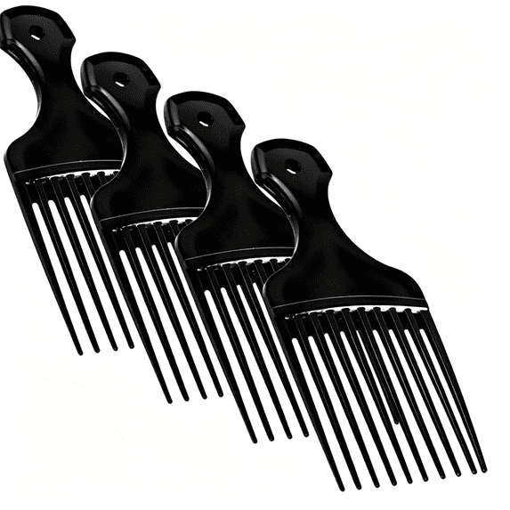 ACDANC Hair Pick Comb 5.25 in (4 Pack) – Wide Tooth Lift Picks for ...