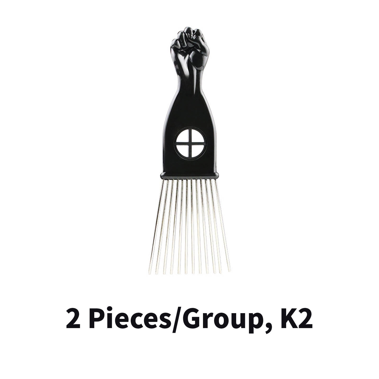 ACDANC Hair Pick,Stainless Steel Hair Comb,Two-Sided Detangling Comb ...
