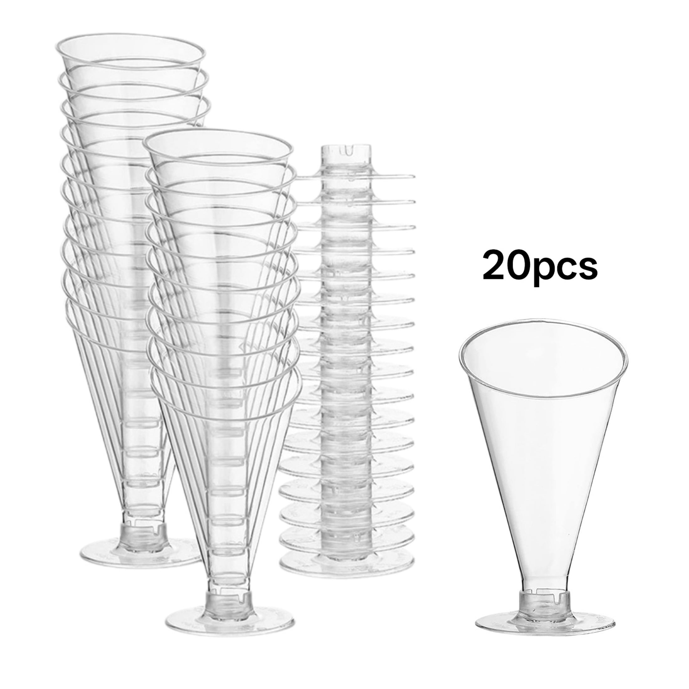 ACDANC Innovative Detachable High-Foot Clear Plastic Cups,plastic cups ...