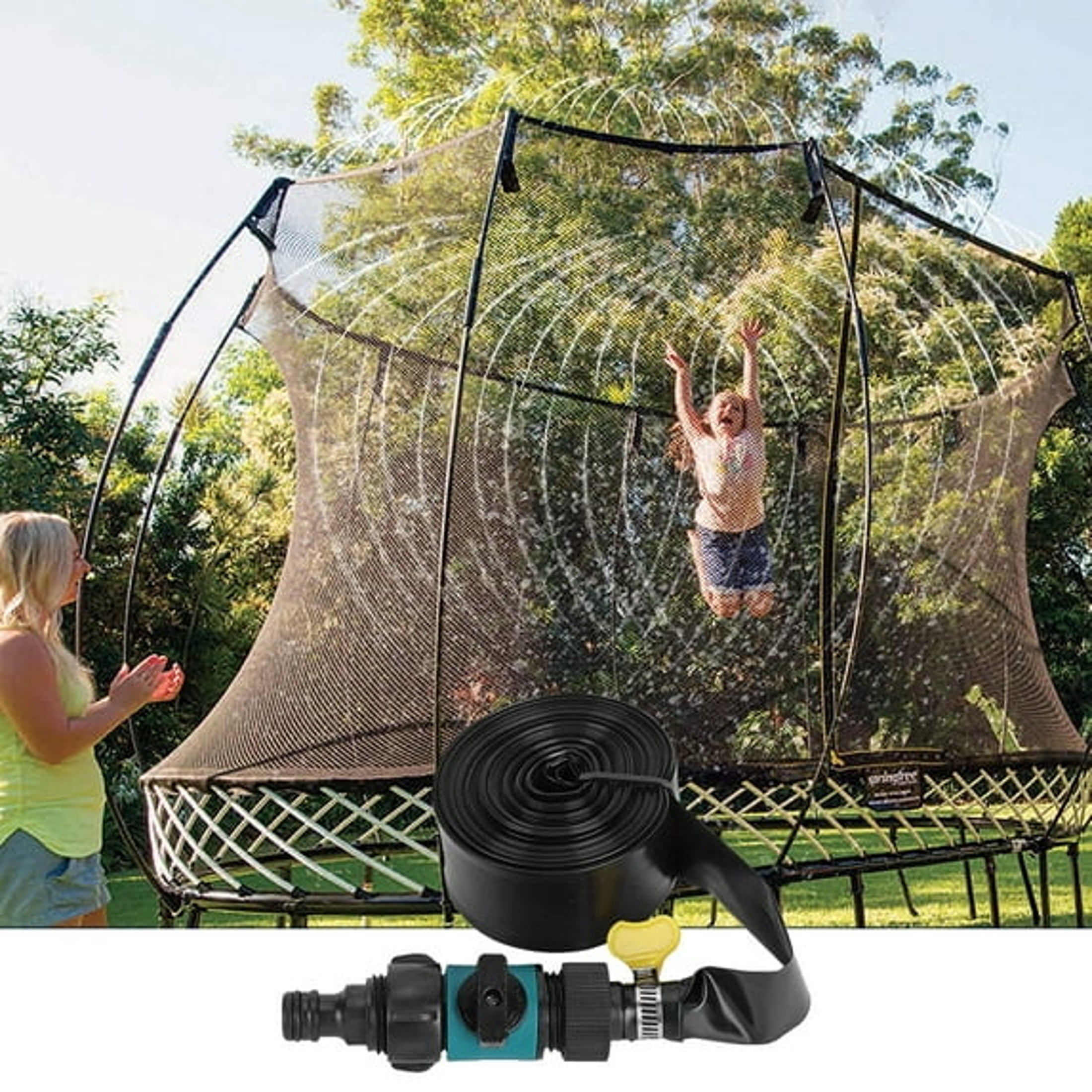 ACDANC Kids Outdoor Summer Backyard Waterpark Fun Game Trampoline Water ...