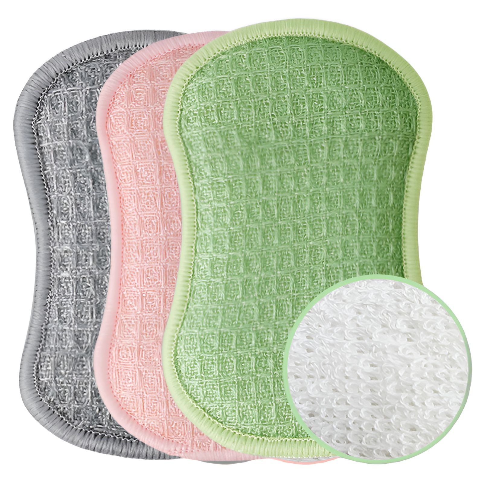 ACDANC Kitchen Sponges,Fine and Dense Edge Stitching Cleaning SuPPlies ...