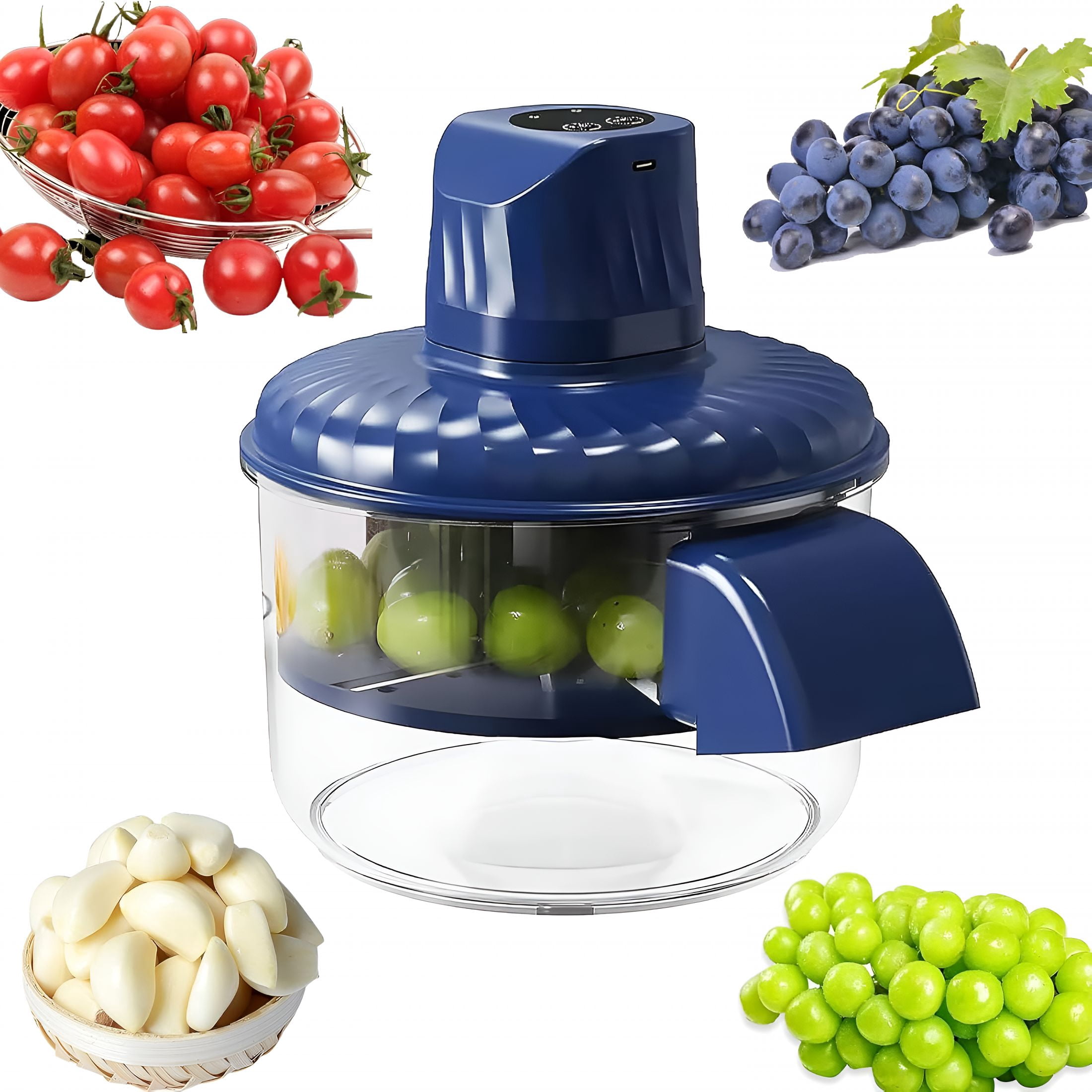 ACDANC Large Electric Grape Peeler,1500Mah Rechargeable Battery ...