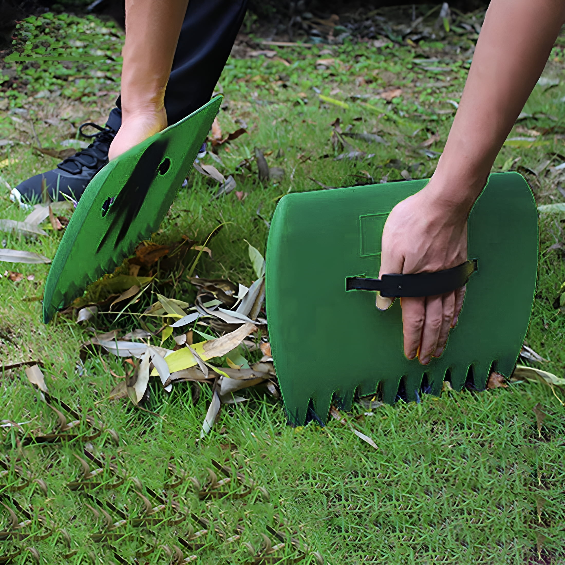 ACDANC Leaves Cleaning Rubbish Scoop Collect Tool Yard Lawn Grabber ...