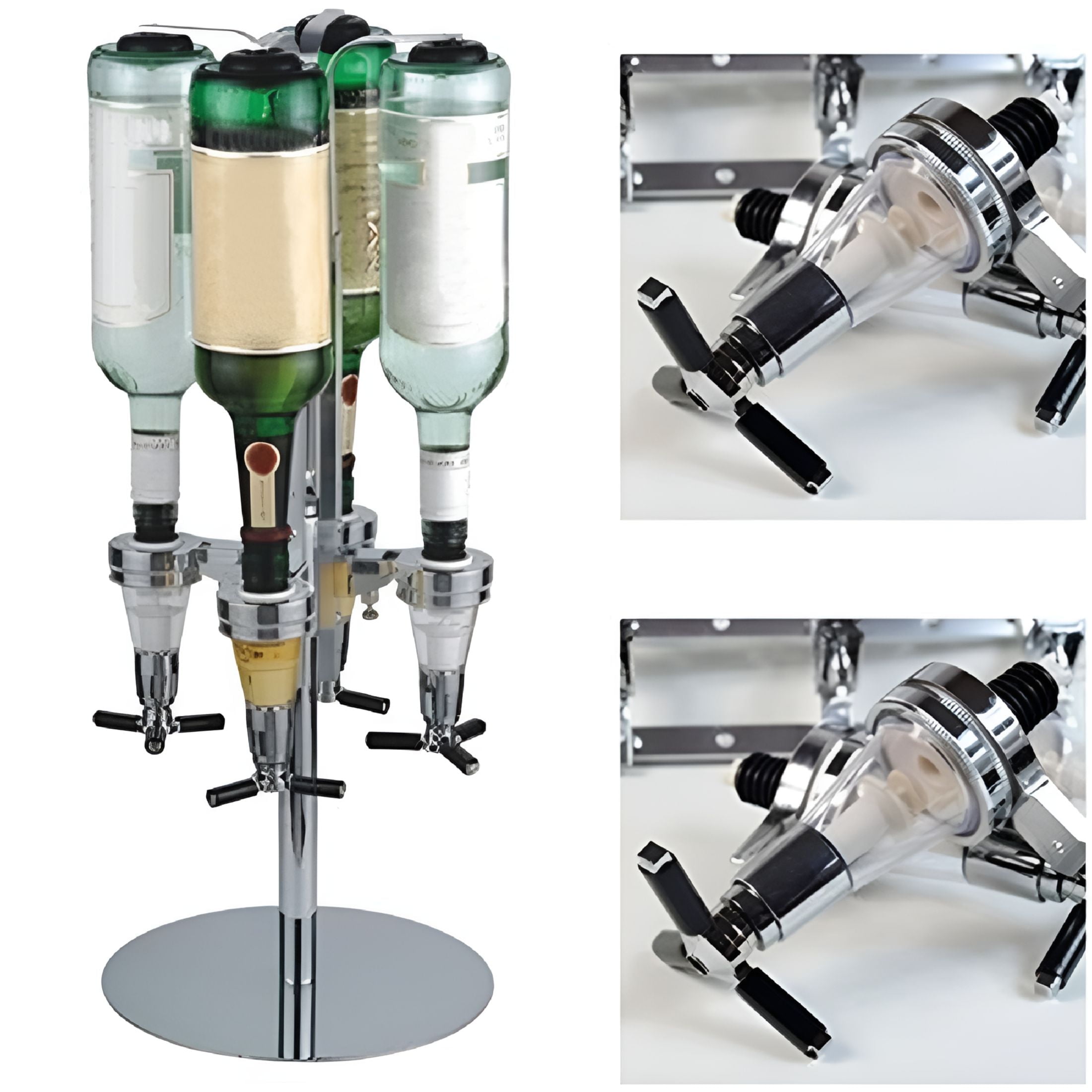 ACDANC Liquor Dispenser,Bottles Wine Beverage Stand Home Bar Butler ...