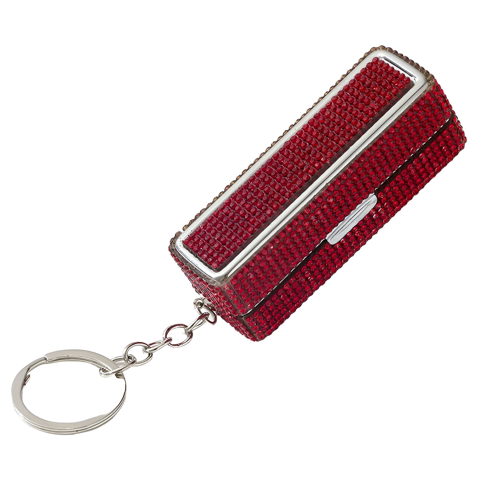 DESIGNICE Lipstick Case,Surface Covered with Crystals Keychain,Multiple ...