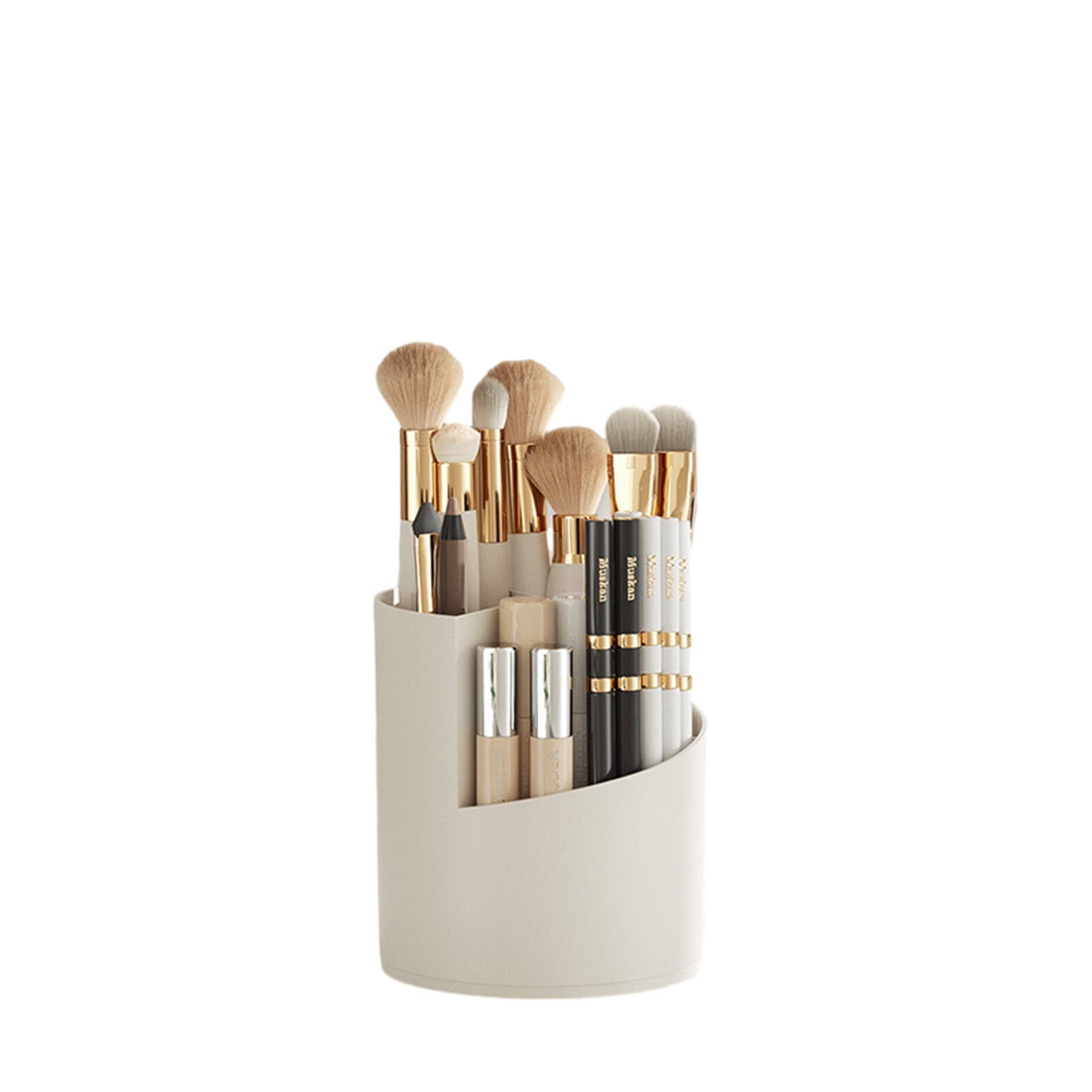ACDANC Makeup Organizer,Rotating Partition Vanity Organizer,Transparent ...