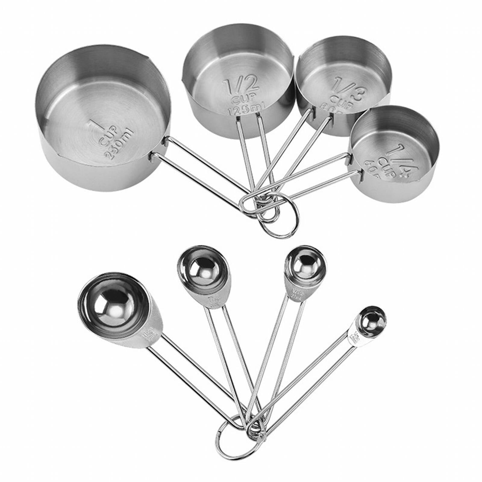 ACDANC Measuring Cups for Baking,Ergonomic Design Measuring Spoons and ...