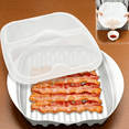 ACDANC Microwave Bacon Cooker with Cover, Microwave Bacon Tray with ...