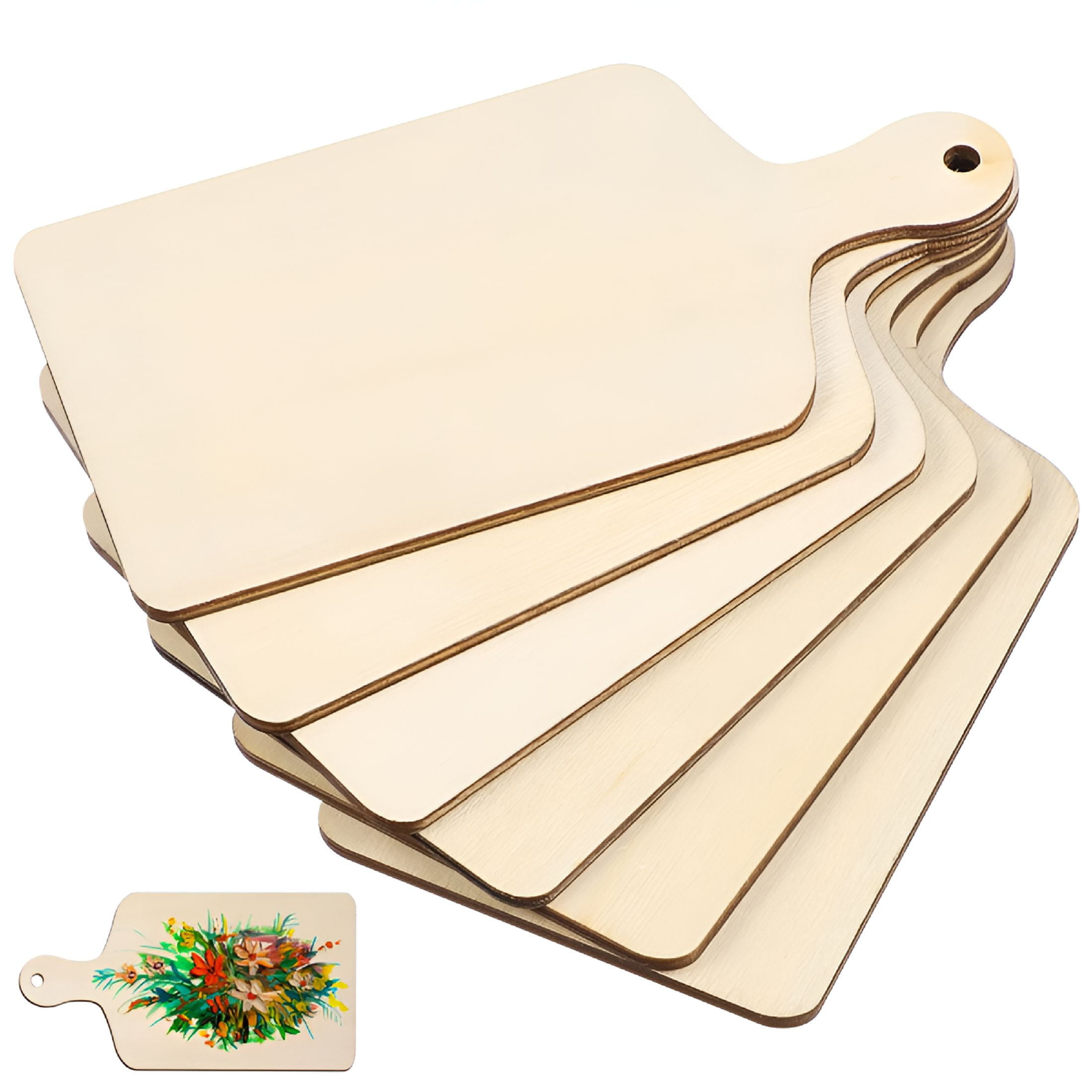 ACDANC Mini Charcuterie Board Set with Khaki Poplar Plywood Cutting ...
