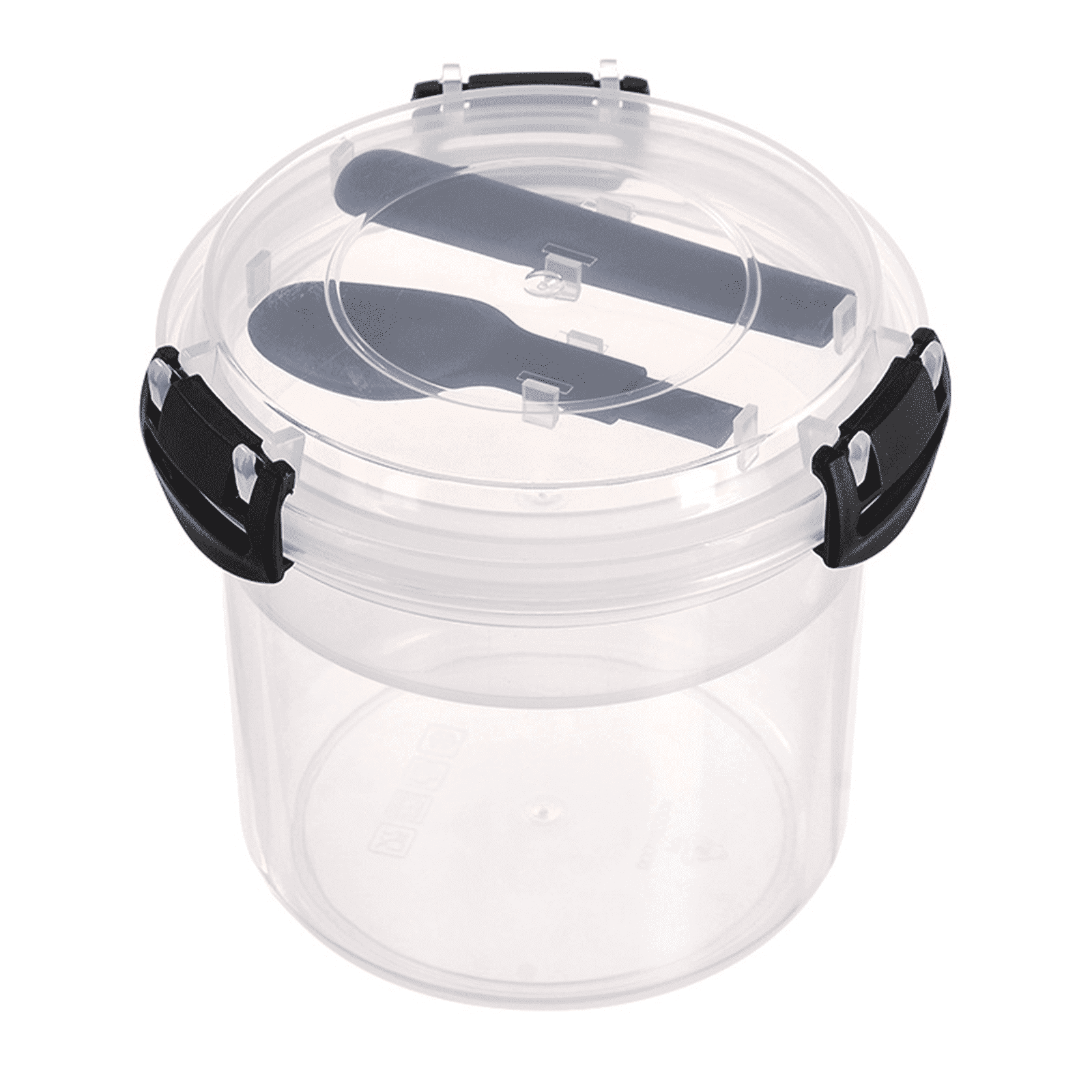 ACDANC Mini Clear Jars,Dual Compartment Design Spice Jars,Food Grade Bpa Free Material Leak ...