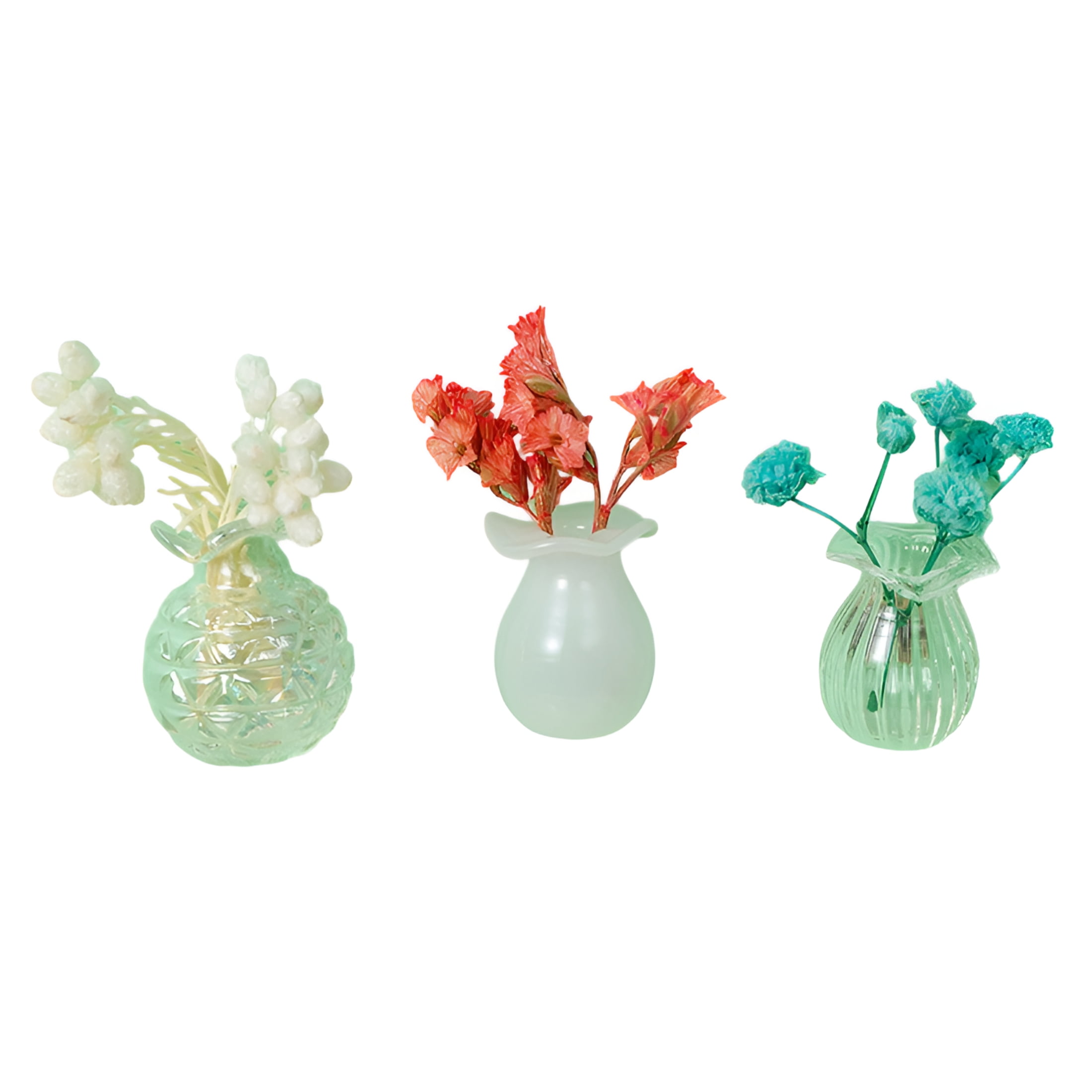 ACDANC Mini Vase Magnets for Fridge, 8Pcs Mini Ceramic Vase Magnets for ...