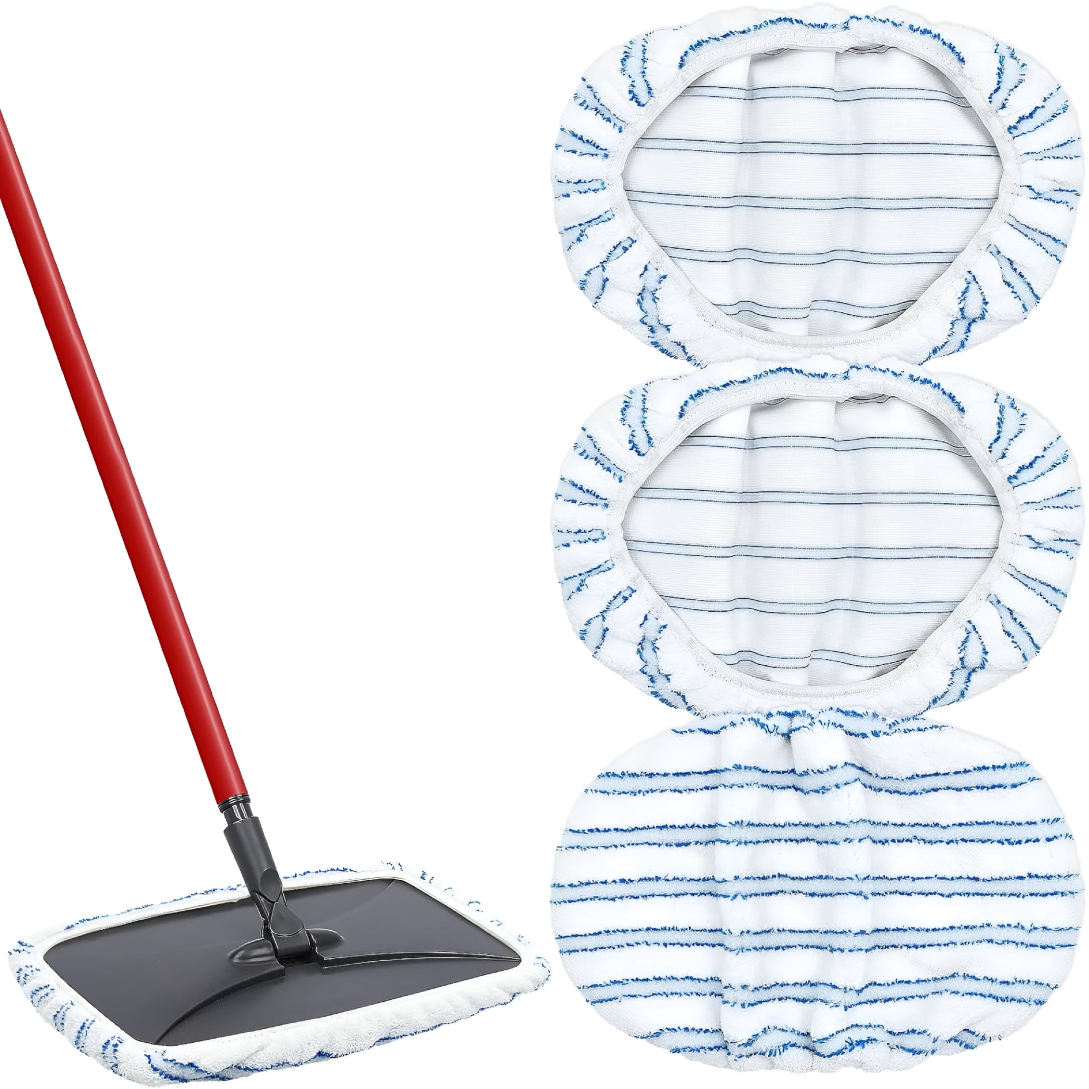 ACDANC Mop Heads Replacements for Hardwood Floor Microfiber Mop,3 Pack ...