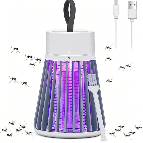 ACDANC Mosquito Zapper,Rechargeable Bug Zapper with Safety Grid for ...