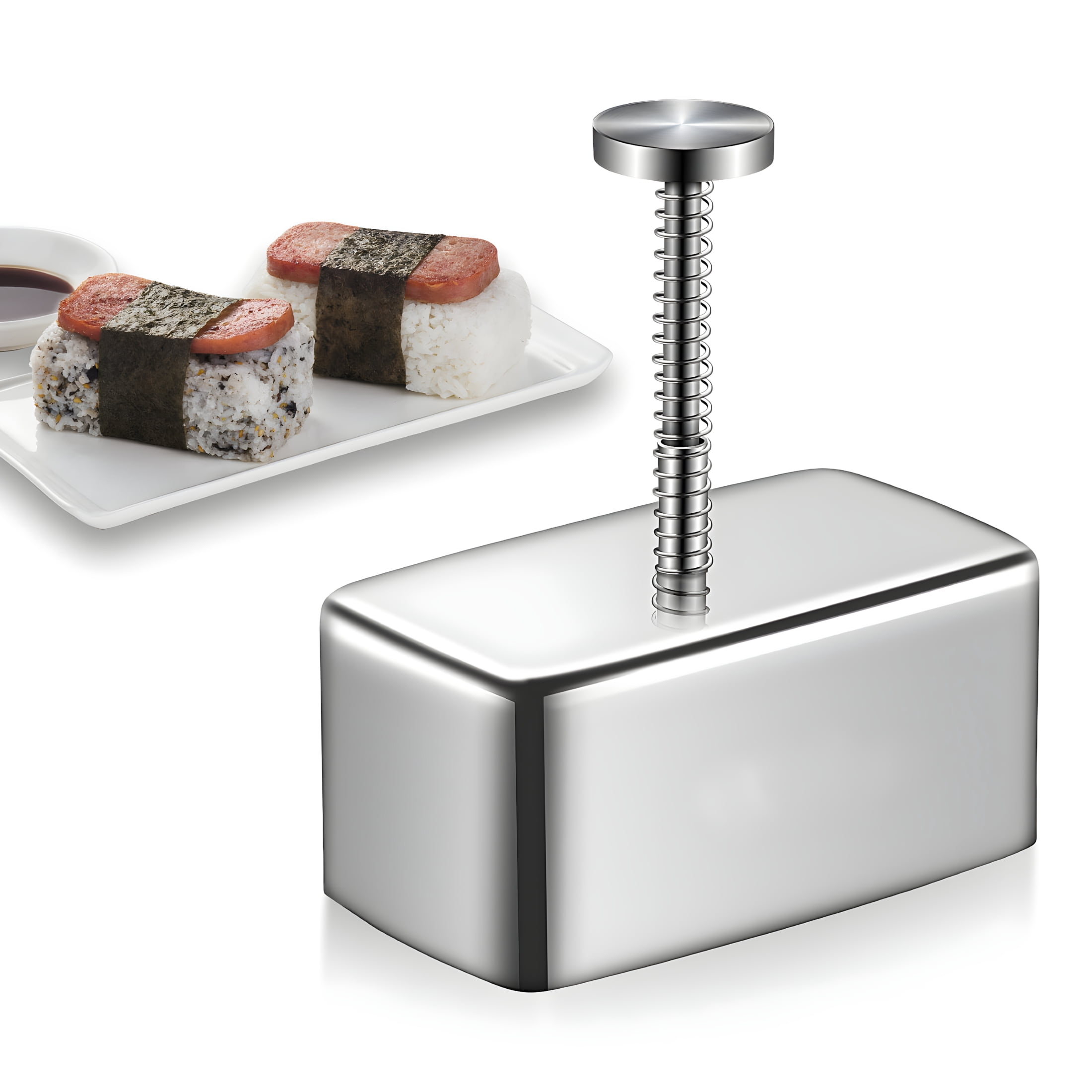 ACDANC Musubi Mold Stainless Steel,Non Stick Spam Musubi Mold Onigiri ...