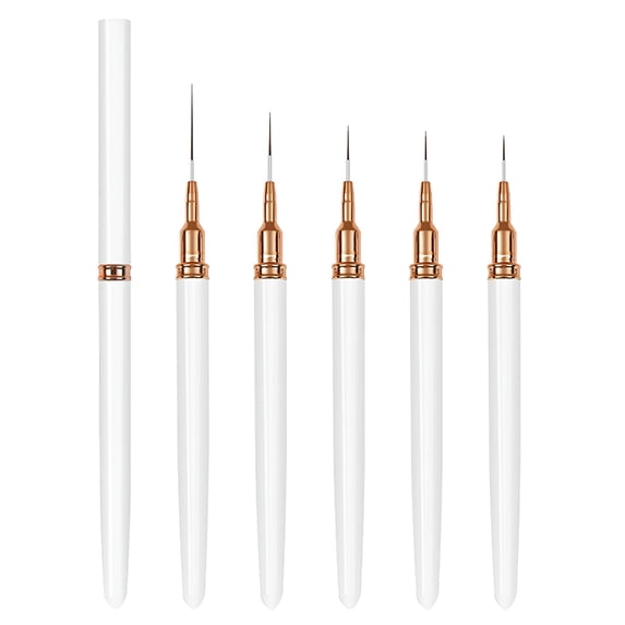 ACDANC Nails Art Liner Brushes for Long Lines, Nail Art Brush for Nails ...